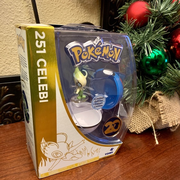 Toys | Pokemon Tomy Clip N Carry Pokeball Celebi Figure Set | Poshmark